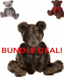 Charlie Bears In Stock Available Now, Free Delivery
